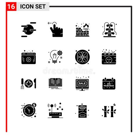 16 General Icons For Website Design Print And Mobile Apps 16 Glyph