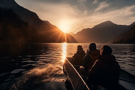 坐船观看风景高清图片下载 正版图片600041000 摄图网
