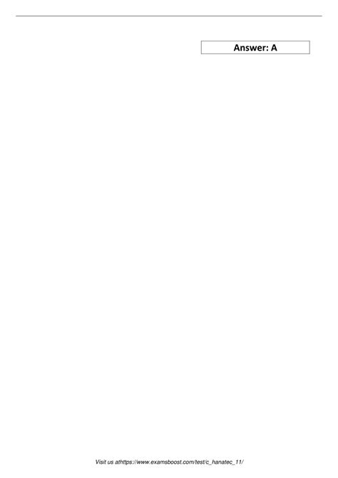 PPT C HANATEC Question And Answer PowerPoint Presentation Free Download ID