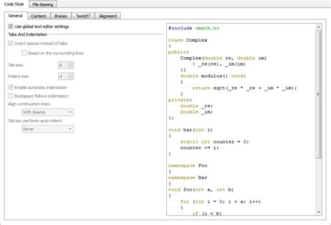 Qt Creator Indenting Code