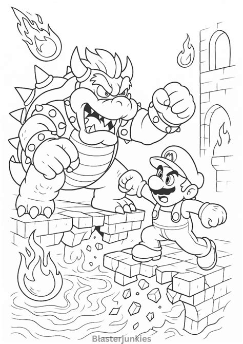 Mario Coloring Pages