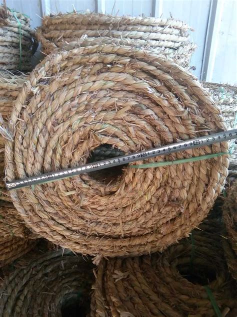 厂家直销 优质粗细均匀草绳 用于管桩公司 瓦厂专用草绳 阿里巴巴