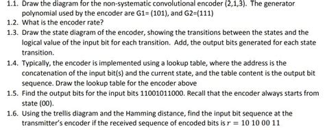 1 1 Draw The Diagram For The Non Systematic