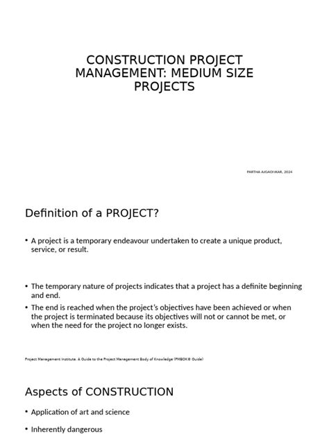 Introduction Project Management Class 1 Notes Pdf Project Management Business
