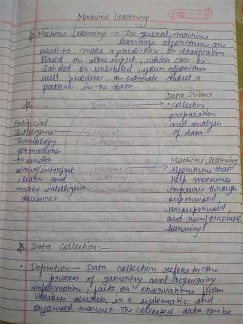 Machine Learning Notes Pdf