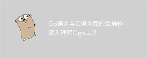 Go调用c库：cgo工具使用全解析 Golang学习网