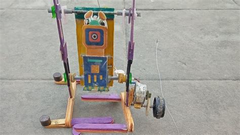 How To Make Walking Robotreal Walking Robot Youtube