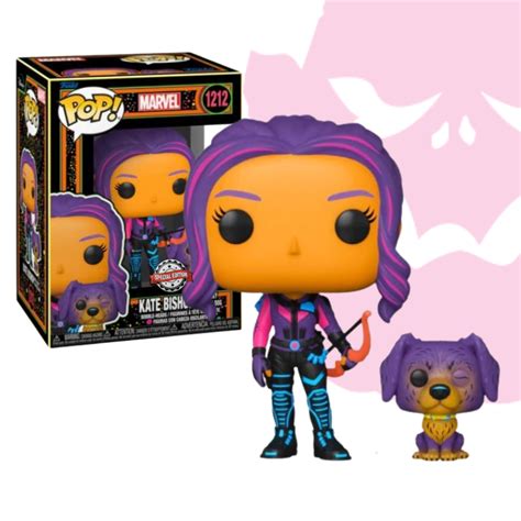 Funko Pop Marvel Hawkeye Kate Bishop Black Light1212
