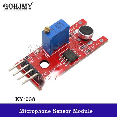 Ky 038 High Sensitivity Microphone Sensor Module Sound Module Sensitive Sound Control Template