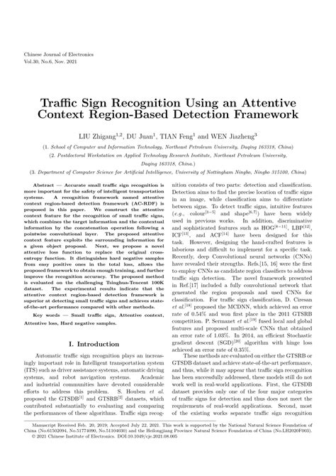 Traffic Sign Recognition Using An Attentive Context Region‐based