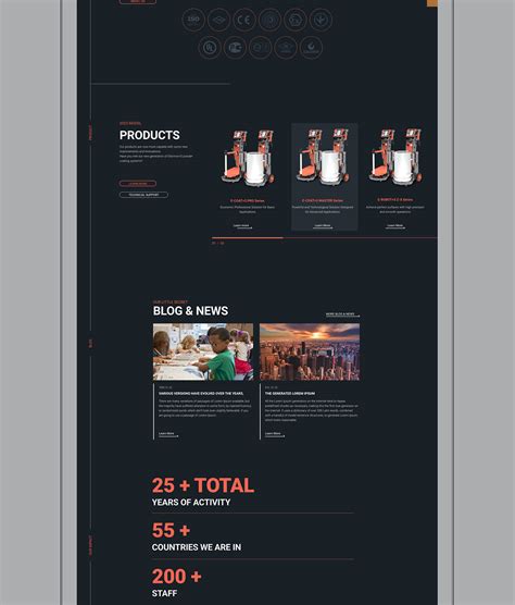 Electron Corporate Website Ux Ui Design Behance
