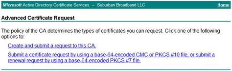 Using Microsoft Active Directory Certificate Services