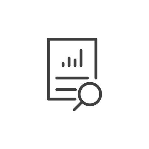 Vector Sign Of The Document Like Auditing Symbol Is Isolated On A White