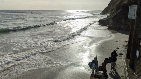 Surfers At Swamis Beach Encinitas Ca Editorial Photo Image Of Pebble