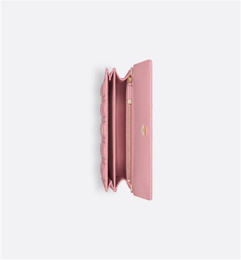 Miss Dior Top Handle Bag Melocoton Pink Cannage Lambskin Dior