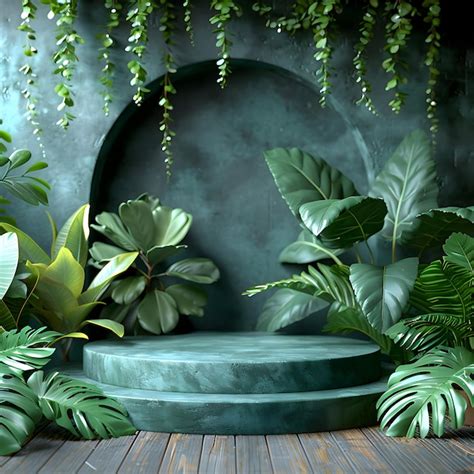 Foliage Backdrop Premium Ai Generated Image