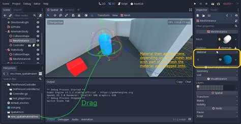 Add Support For Dragging And Dropping Materials And Textures Onto Meshinstances And Csg Shapes