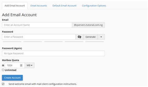 how to create a new email account knowledgebase qservers web hosting