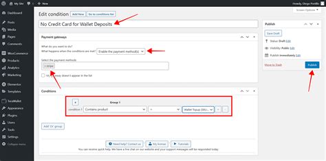 Woocommerce Disable Payment Methods For Wallet Deposits