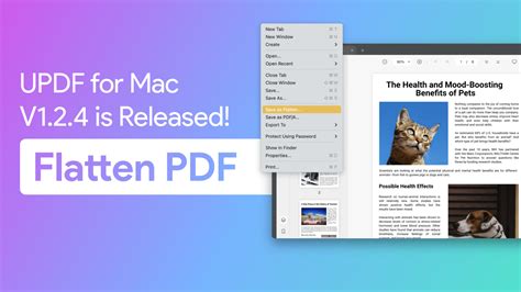 UPDF For Mac Released V1 2 4 Featuring Flatten PDF Feature UPDF