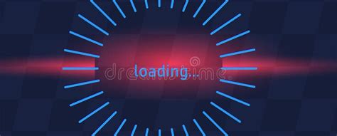 Loading Bar Concept Progress Data For Upload Or Download Techmology