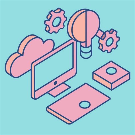 Technology Vector Illustration Premium Ai Generated Vector