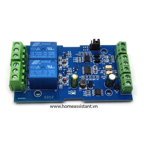 bo mạch công tắc 2 cổng Điều khiển bằng ttl modbus rs485 bms2 hỗ trợ