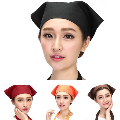 Unisex Clean Anti Dirt Chef Triangular Head Scarf Vicedeal