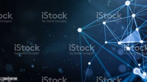 복사 공간을 가진 디지털 연결 네트워크 미래 지향적 배경 와이어 프레임 모델에 대한 스톡 벡터 아트 및 기타 이미지 와이어