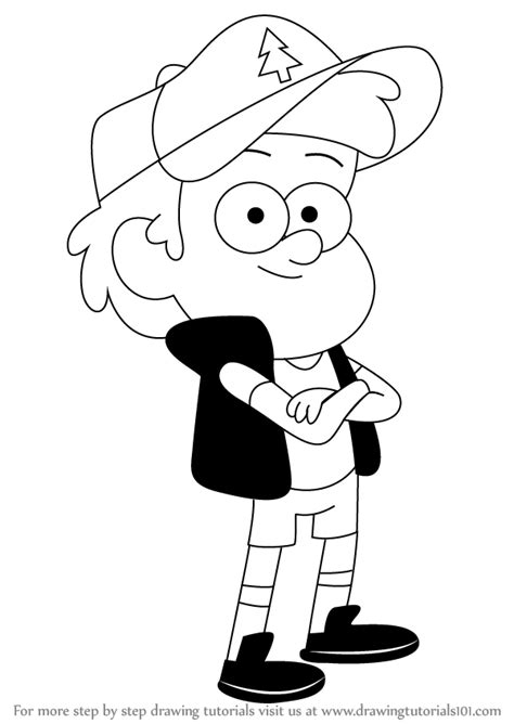 How To Draw Characters From Gravity Falls
