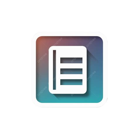 ícone De Menu Estilizado Com Linhas Limpas Png ícone De Menu Barra De Menu Linha Png Imagem