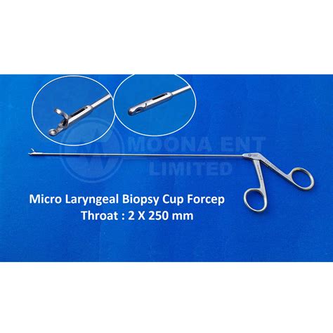 Ent Micro Laryngeal Biopsy Cup Forceps Throat Surgical Forceps Moona
