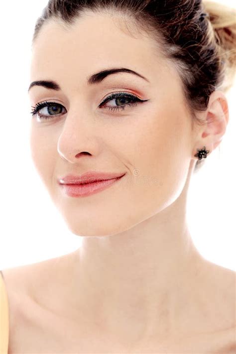 Cute And Romantic Woman Show Her Lovely Look Stock Photo Image Of Clean Healthcare