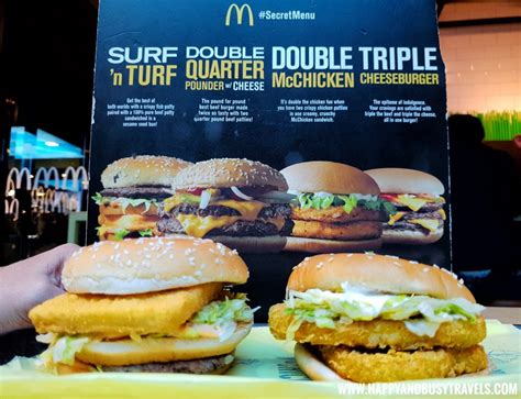 Mcdonalds Secret Menu Happy And Busy Travels