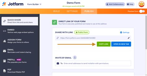 How To Customize Your Jotform Link