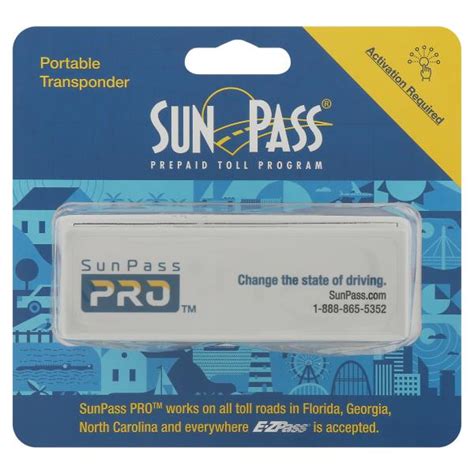 Sunpass Pro Transponder Portable Prepaid Toll Program Publix Super
