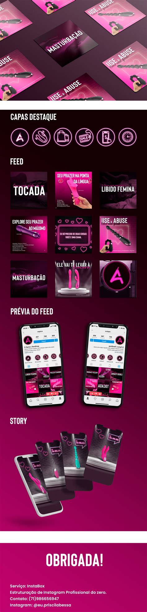 Sex Shop Instagram Behance