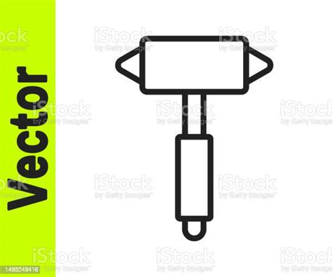 흰색 배경에 격리 된 검은 줄 소방관 도끼 아이콘 화재 도끼 벡터 3차원 형태에 대한 스톡 벡터 아트 및 기타 이미지 3차원 형태 강철 건설 산업 Istock