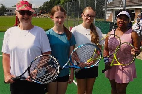 Hailsham Tennis Club Ladies Teams Tough Match