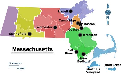 Map Of Massachusetts