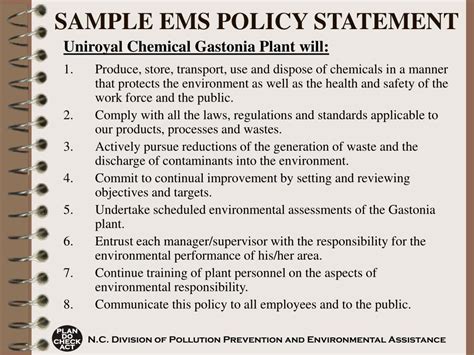 Ppt Iso 14001 Ems Policy Statement Powerpoint Presentation Free