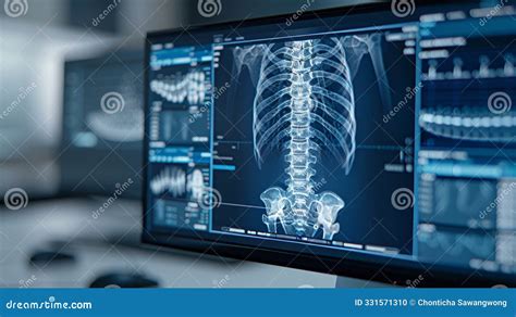 Diagnostic Imaging Line Icons Collection Radiology Mri Ct Scan X