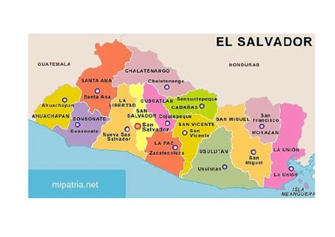 Mapa De El Salvador Pdf