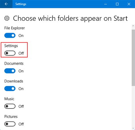 How To Remove ‘settings From Windows 10 Start Menu Password Recovery