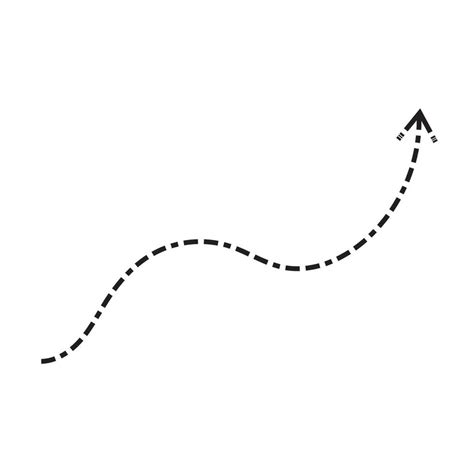 Dynamic Arrows With Subtle Waves And A Clean Upward Pointing Dotted