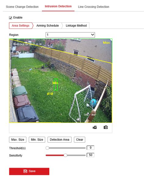 Setting Up Intrusion Detection Line Crossing Ip Cctv Forum For Ip Video Network Cameras
