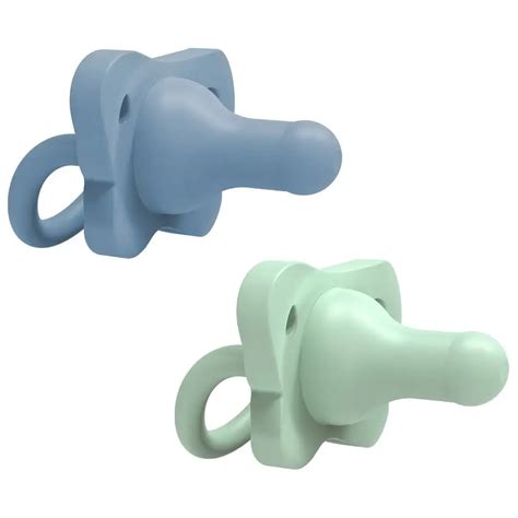 Drbrown Pacifier Silicon Happypaci Blue And Gren 2 Pack Nahdi