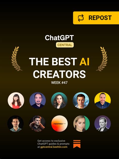 The Best Ai Creators Week 48 Chatgpt Central Pdf