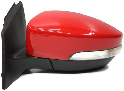 2012 2014 Ford Focus Driver Left Side Power Door Mirror Race Red W He