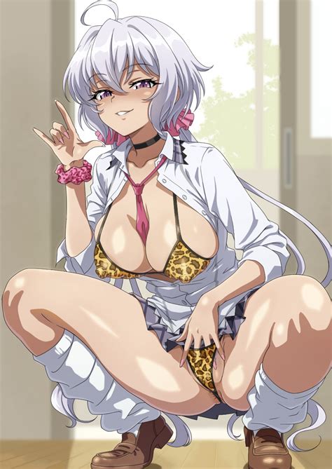 Syunzou Yukine Chris Senki Zesshou Symphogear Hand In Panties Commentary Request Highres